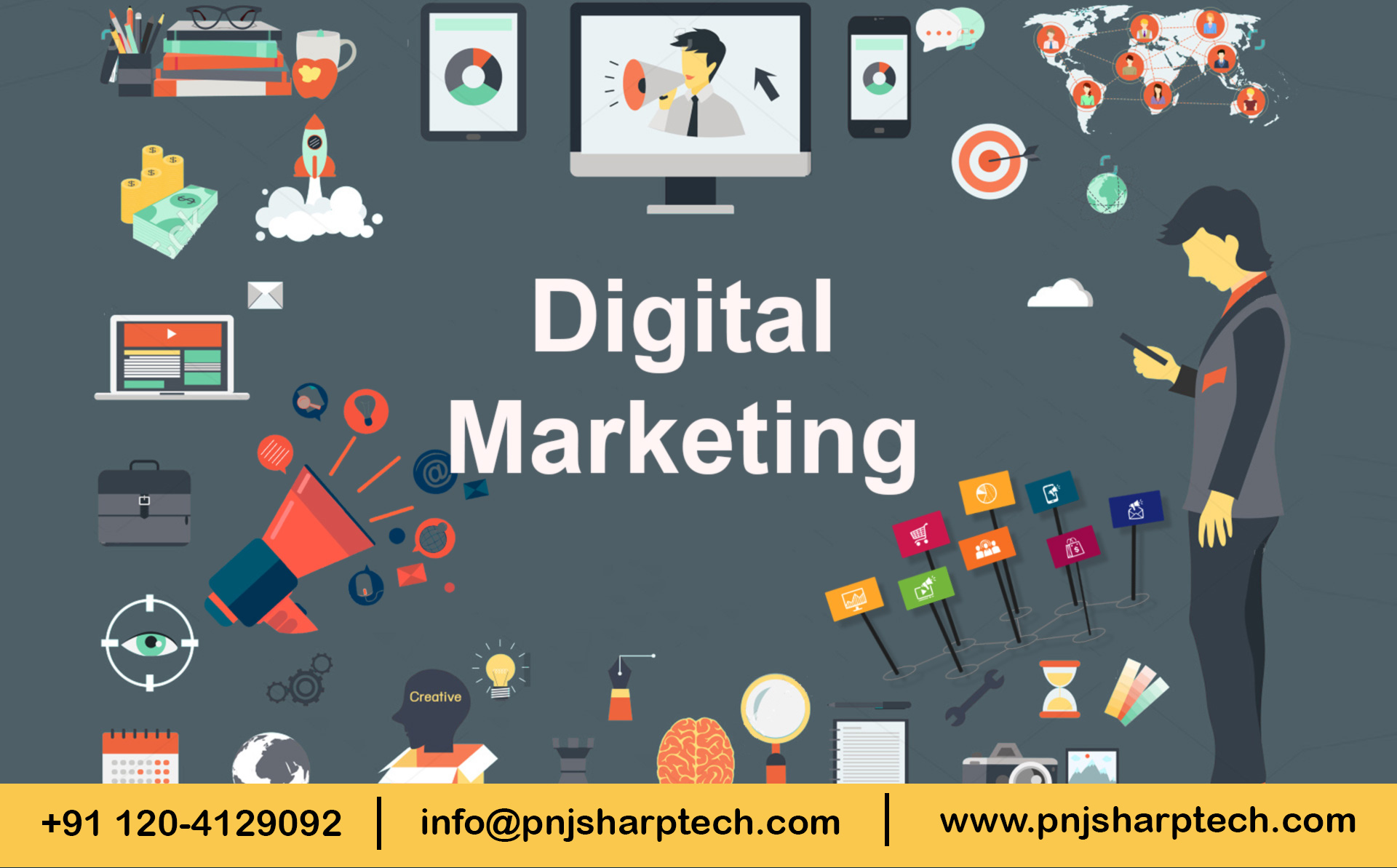 digital marketing PNJ Sharptech - Siachen
