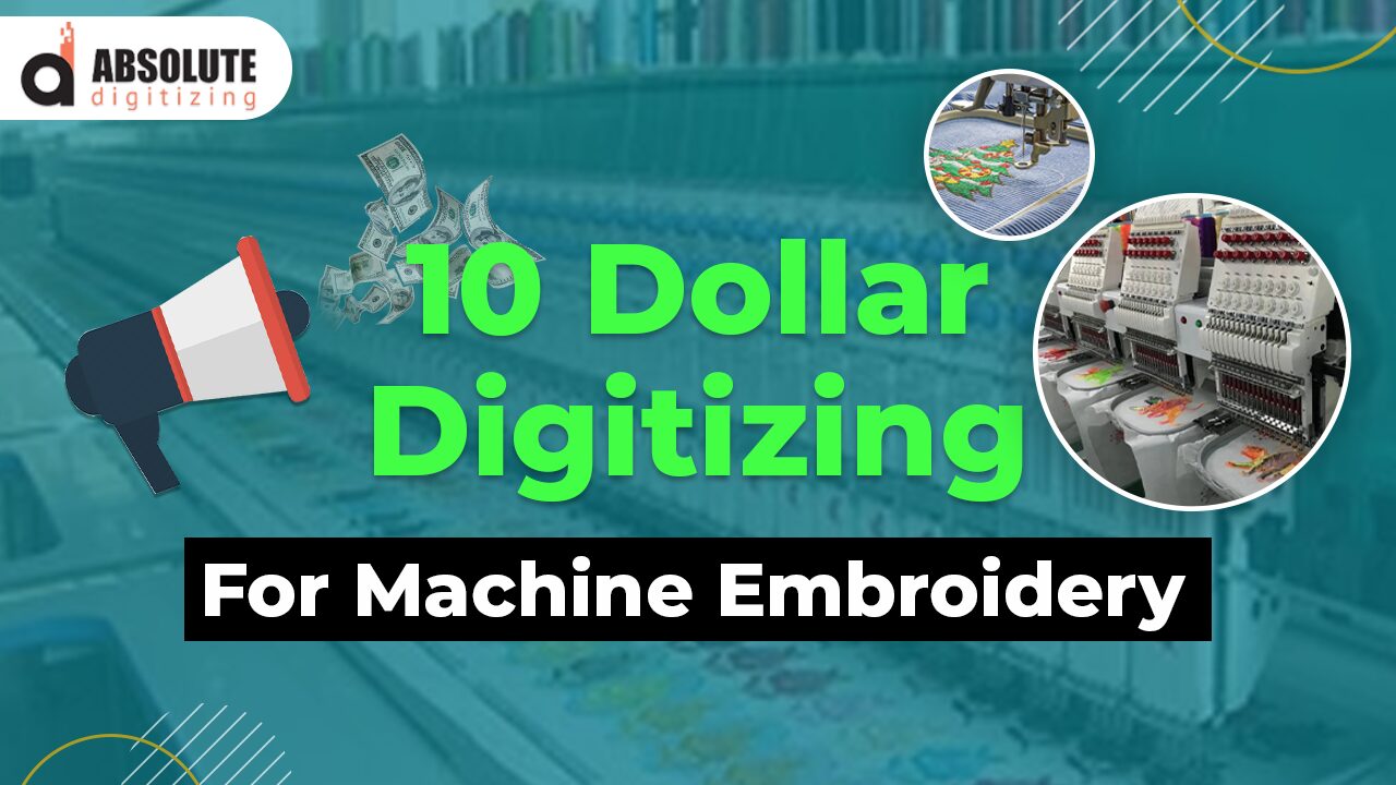 $10 Digitizing for Machine Embroidery by Absolute Digitizing - Siachen